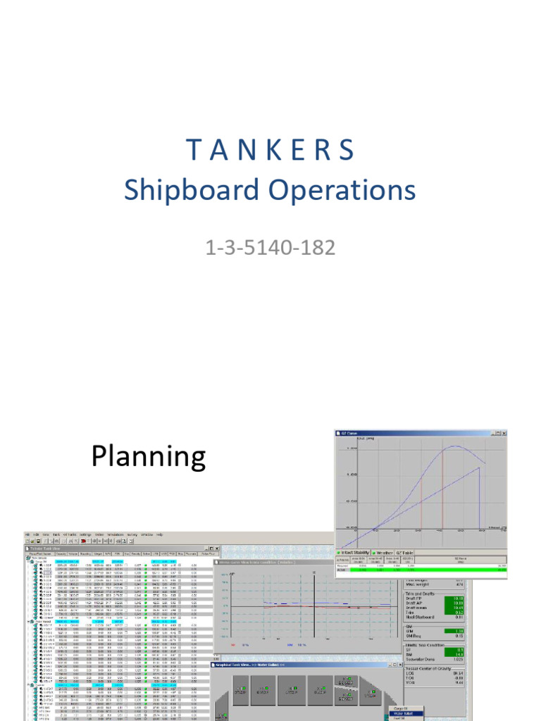 Tankers Shipboard Operations | PDF