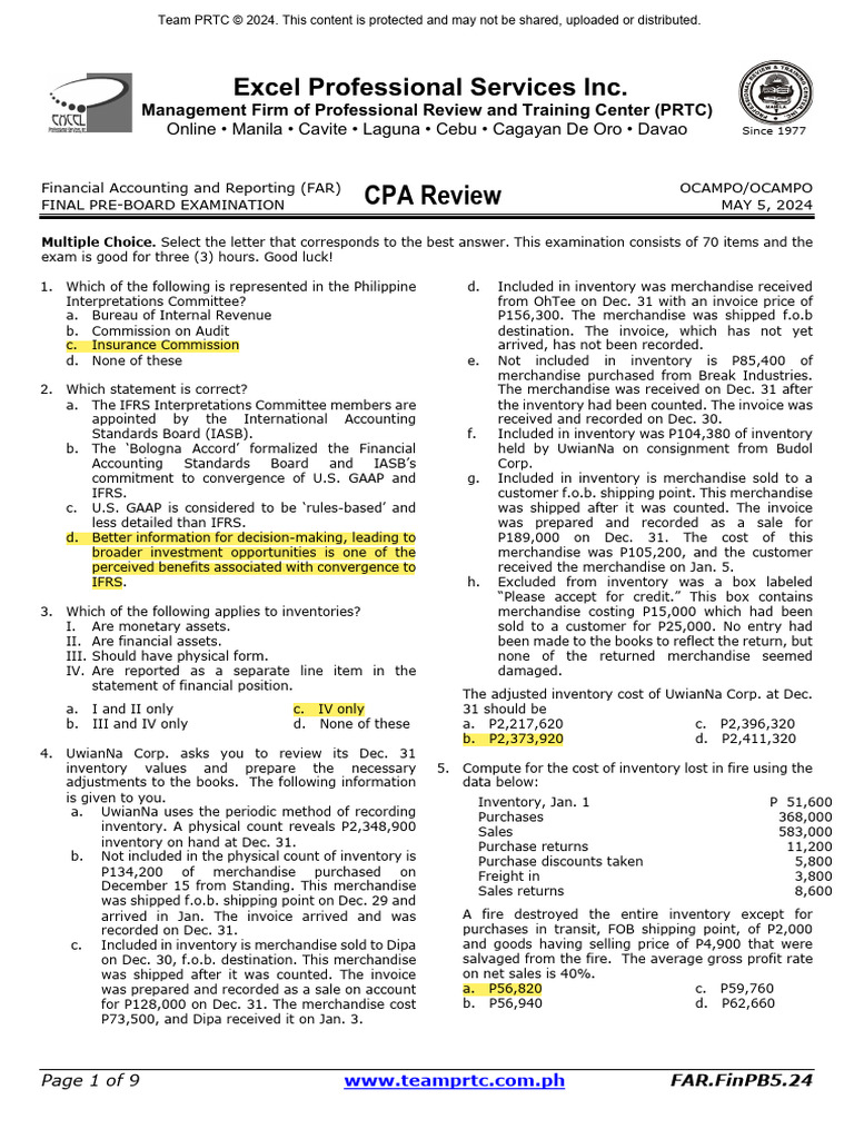 Team PRTC FPB May 2024 - Far | PDF | Defined Benefit Pension Plan ...