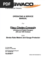 SWACO Operating & Service Manual Super Choke | PDF | Valve | Pump