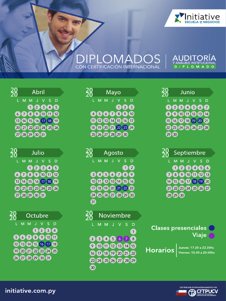Calendarios_DIPLO_Auditoria_A4_2020-comprimido | PDF
