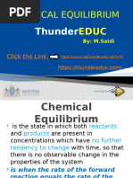 Chemical Equilibrium Notes Grade12 | PDF | Reaction Rate | Chemical ...