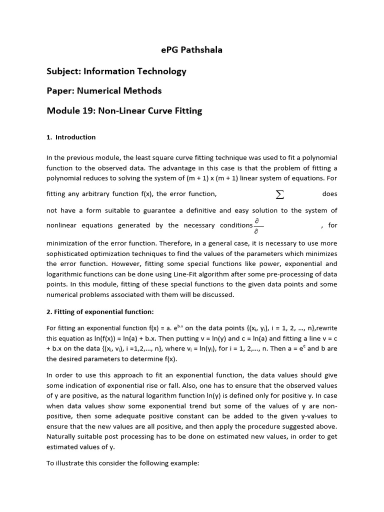 1505729799module19 Econtent | PDF | Errors And Residuals | Function ...