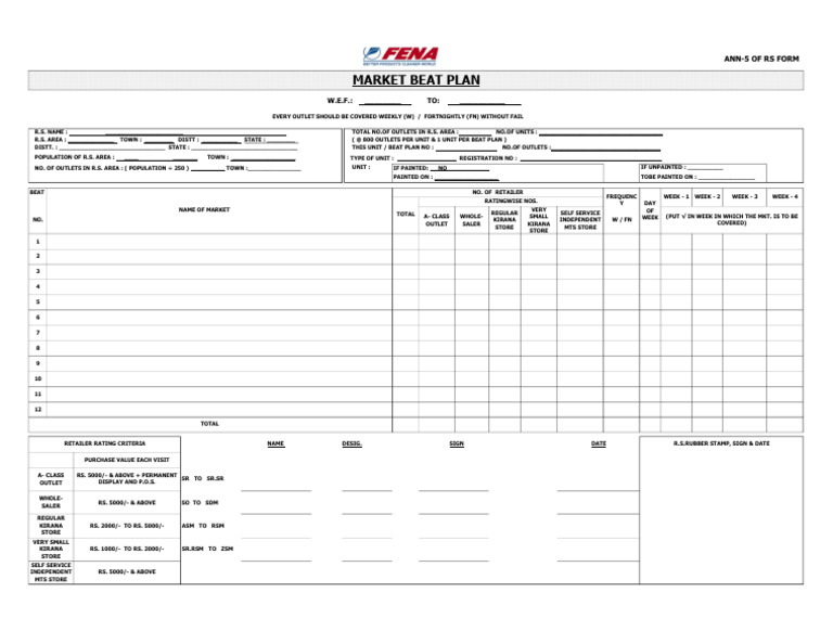 Ann-5 - Market Beat Plan - New-21 06 2023 | PDF