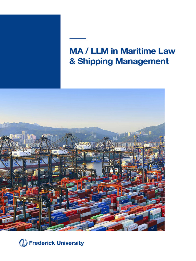 LLM Maritime Law Course Overview | PDF | Academic Degree | Master Of Arts