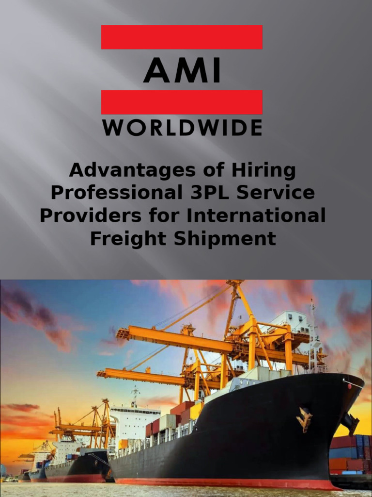 Advantages-of-Hiring-Professional 3PL Service | PDF