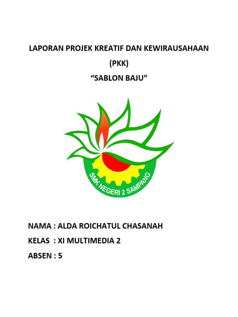 LAPORAN PKK 1 Sablon-Aldaaaa | PDF