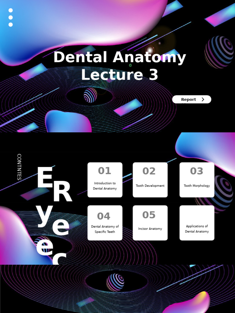 Dental Anatomy Lecture 3 UNIVERSITY OF STUDIOUSITY DR - Farkhan | PDF ...