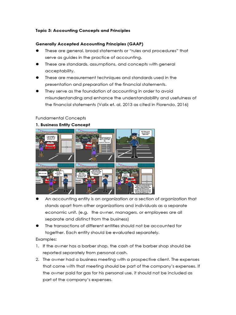 Topic 3 Accounting Concepts and Principles | PDF | Financial Statement | Accounting
