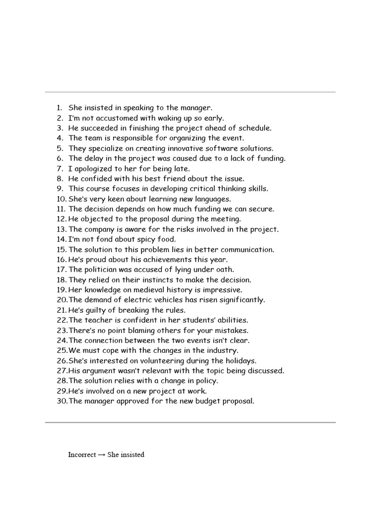 Error Correction Exercise | PDF | Critical Thinking | Learning