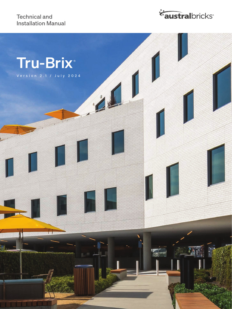 Tru-Brix Tech Manual Digital 042023 | PDF | Brick | Wall