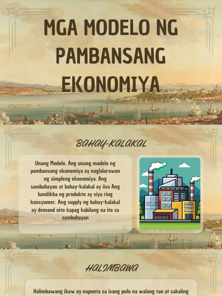 Mga Modelo NG Pambansang Ekonomiya - 20241210 - 104725 - 0000 | PDF