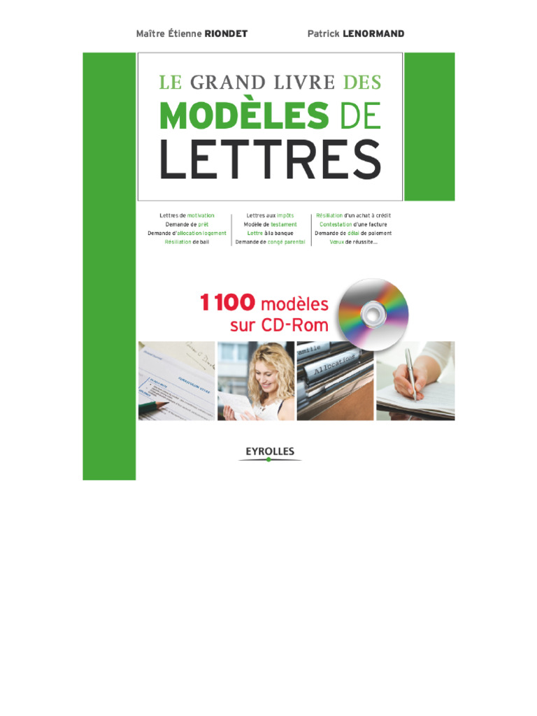 Le Grand Livre Des Modèles de Lettres | PDF