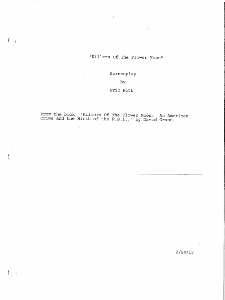 Killers of The Flower Moon | PDF
