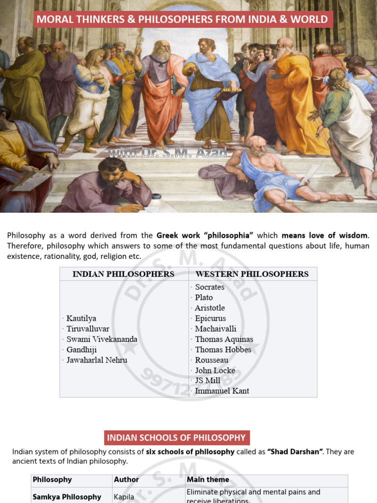 Contribution of Moral Thinkers and Philosophers | PDF | Justice | Crime & Violence