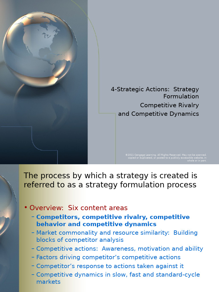 4-Strategy Formulation | PDF | Competitive Advantage | Competition