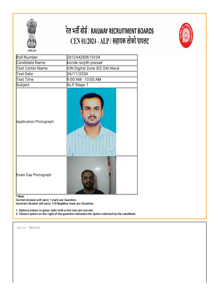 rrb alp ?? | PDF | Multiple Choice