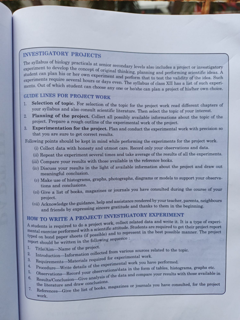 Bio Investigatory Project Xi | PDF