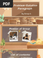 Developing Paragraphs - PROBLEM & SOLUTION | PDF | Paragraph | Communication