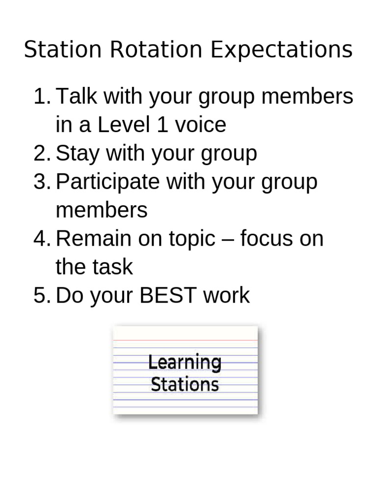 Group Work Guidelines | PDF