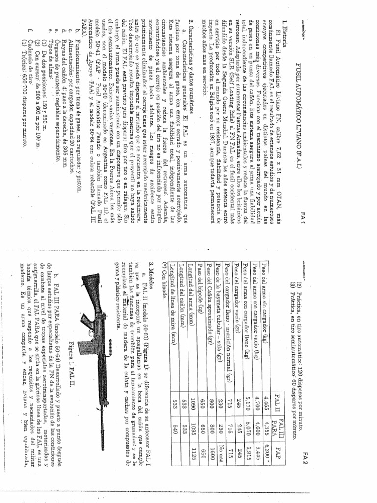 004 - Fusil Automático Liviano | PDF