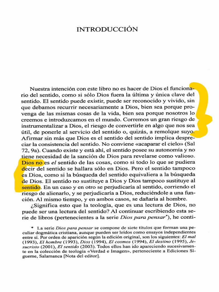 Adolphe Gesche El Sentido | PDF