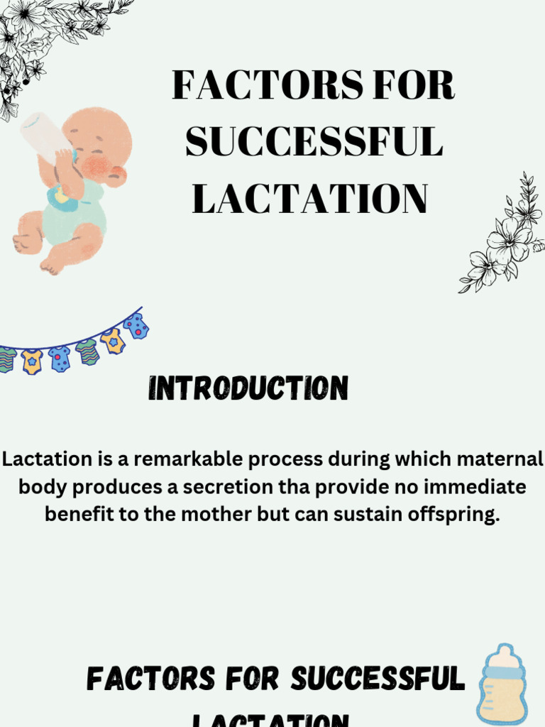 Factors For Successful Lactation Obg - 20241210 - 183406 - 0000 | PDF ...