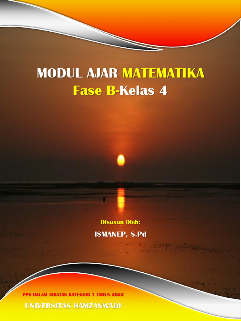 Modul Ajar MTK UKIN Final-Ismanep, S.PD | PDF