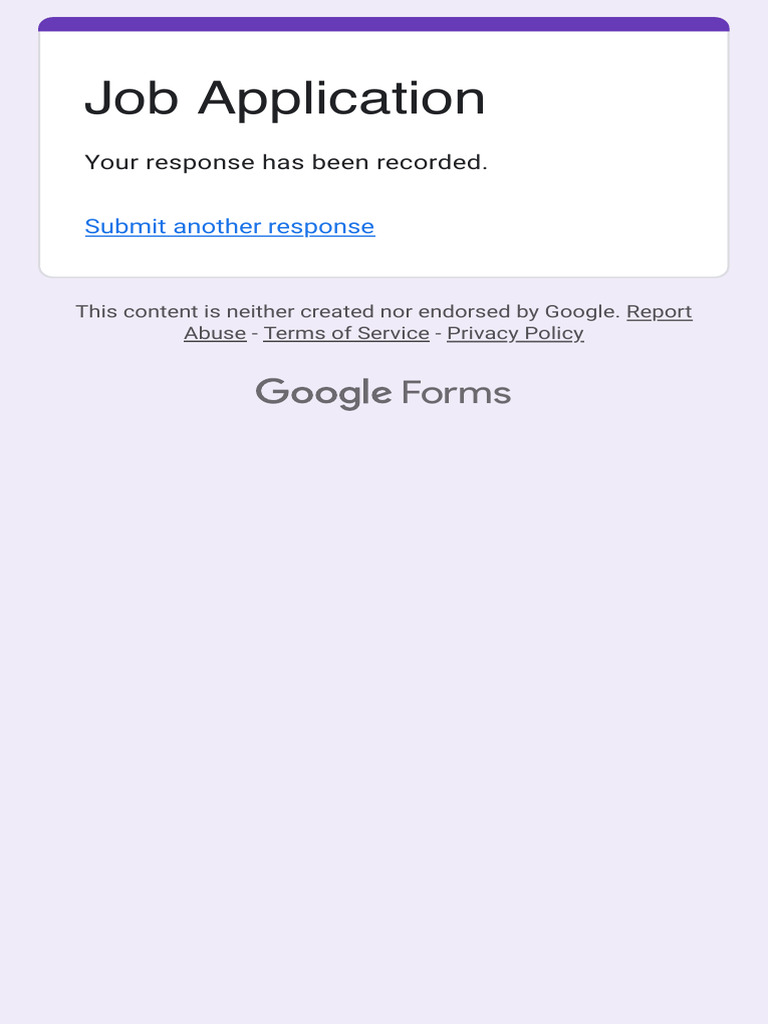 Job Application 2 | PDF