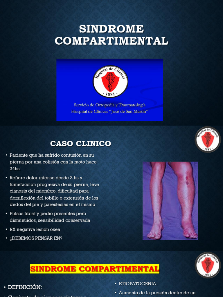 Síndrome Compartimental: Caso Clínico | PDF | Enfermedades y trastornos ...