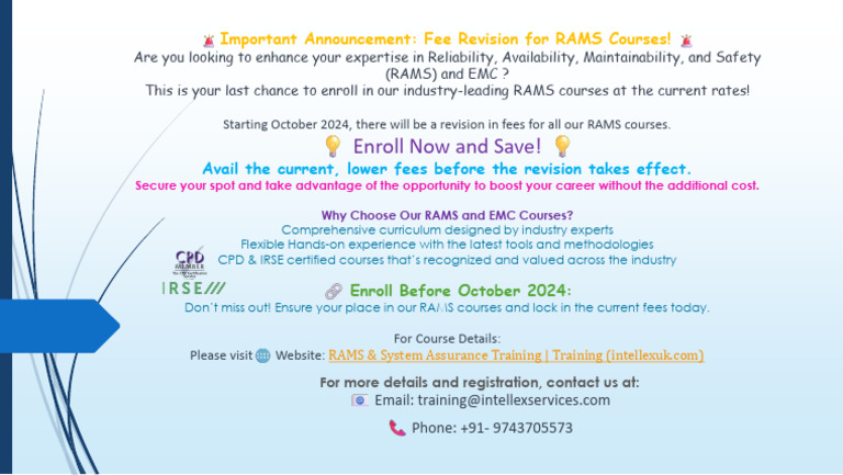 Fee Revision Announcement - Aug 2024 | PDF