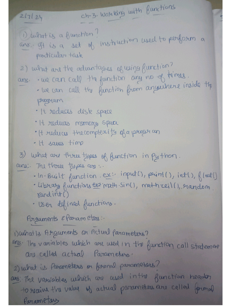 Working With Functions | PDF