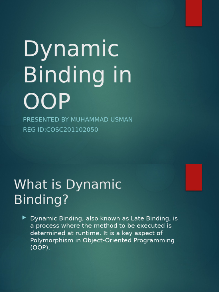Dynamic Binding in OOP | PDF
