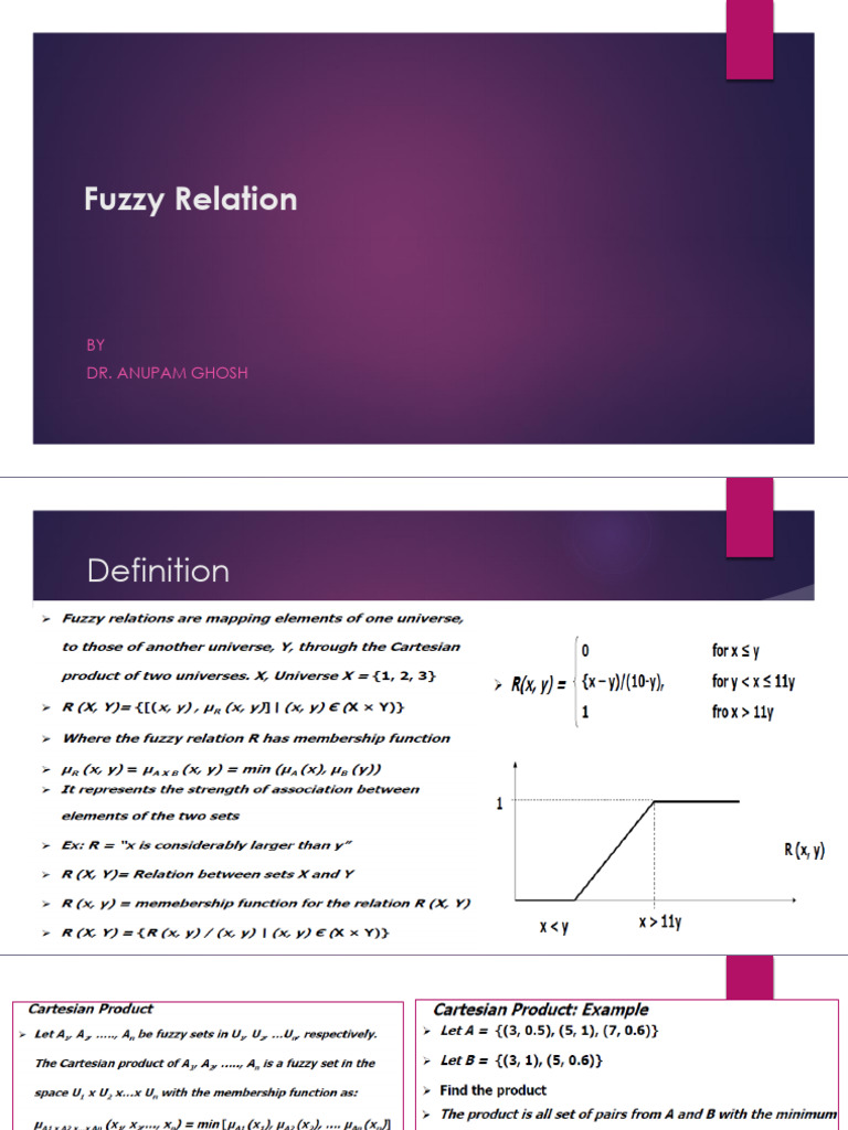 Fuzzy Relations and Operations | PDF