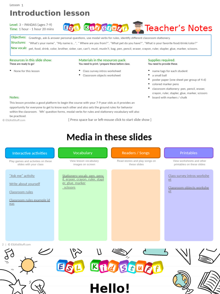 Level 3 Lesson 01 Multimedia Sample US | PDF