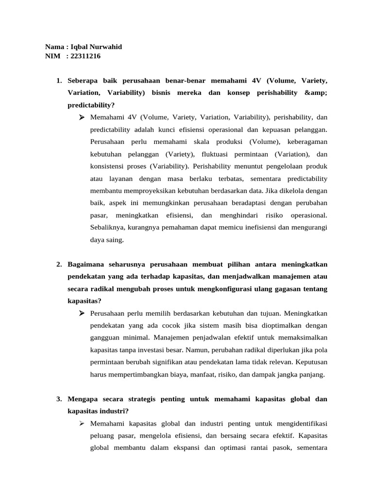 Tugs Mos Kuis Iqbal | PDF