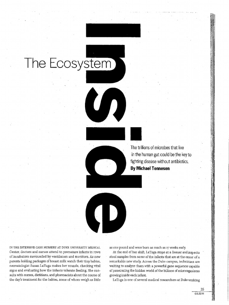 Case Study: The Ecosystem Inside | PDF