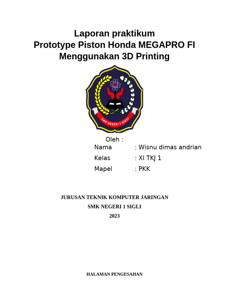 Laporan praktikum.pkk wisnu dimas andrian | PDF
