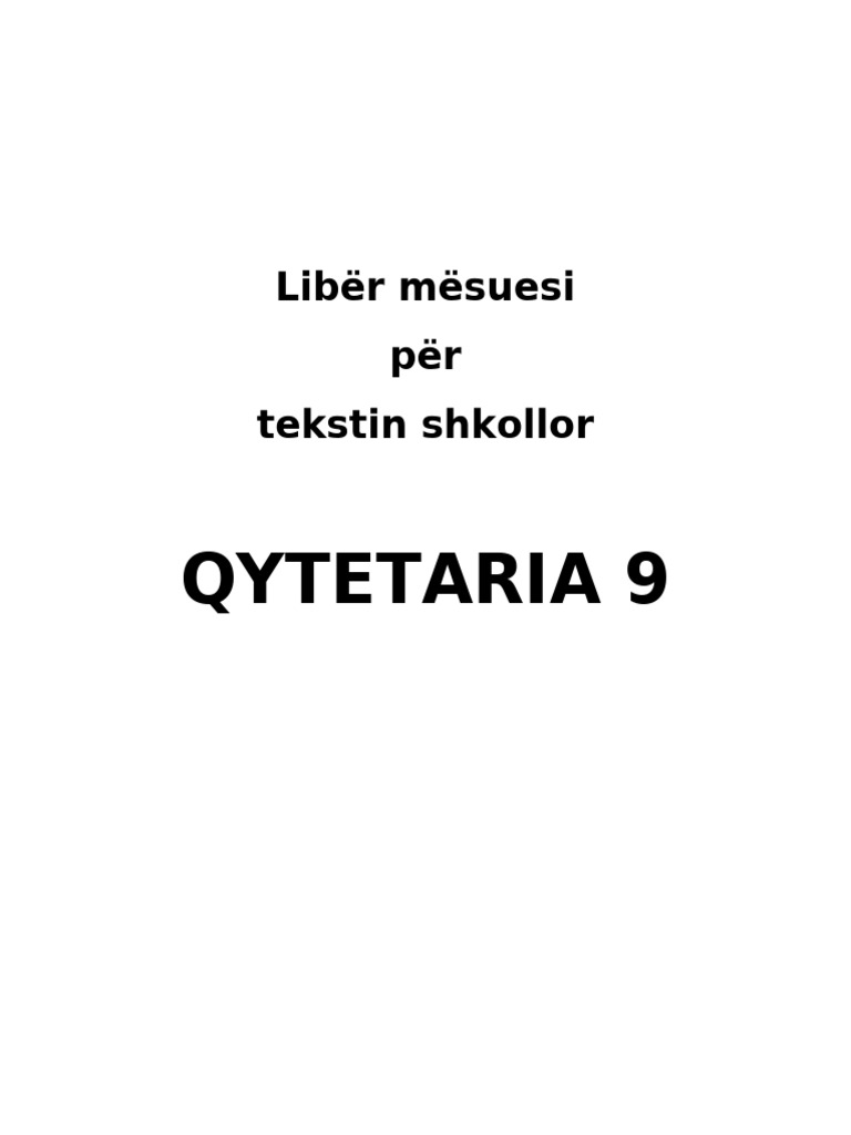 Ditar Qytetaria 9 3oppde | PDF