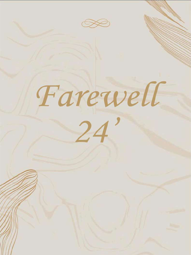 Farewell Book 1 - 24 | PDF