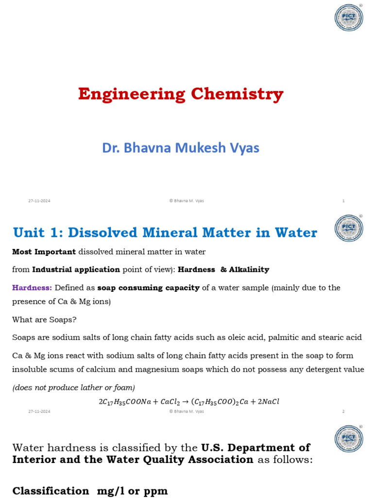 Module 4 Water Softening Technology | PDF | Chelation | Coordination ...