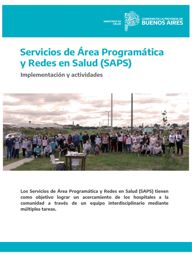Servicios de Área Programática y Redes en Salud SAPS | PDF | Hospital