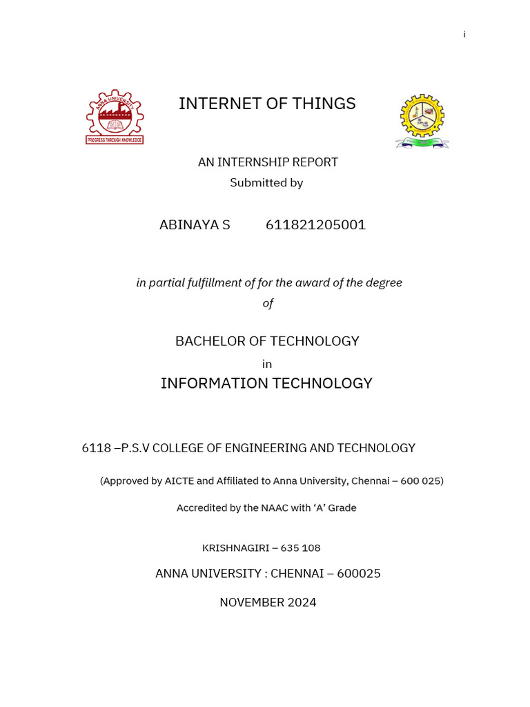 Abinaya - PDF 20241208 130202 0000 | PDF | Internet Of Things | Computer Network