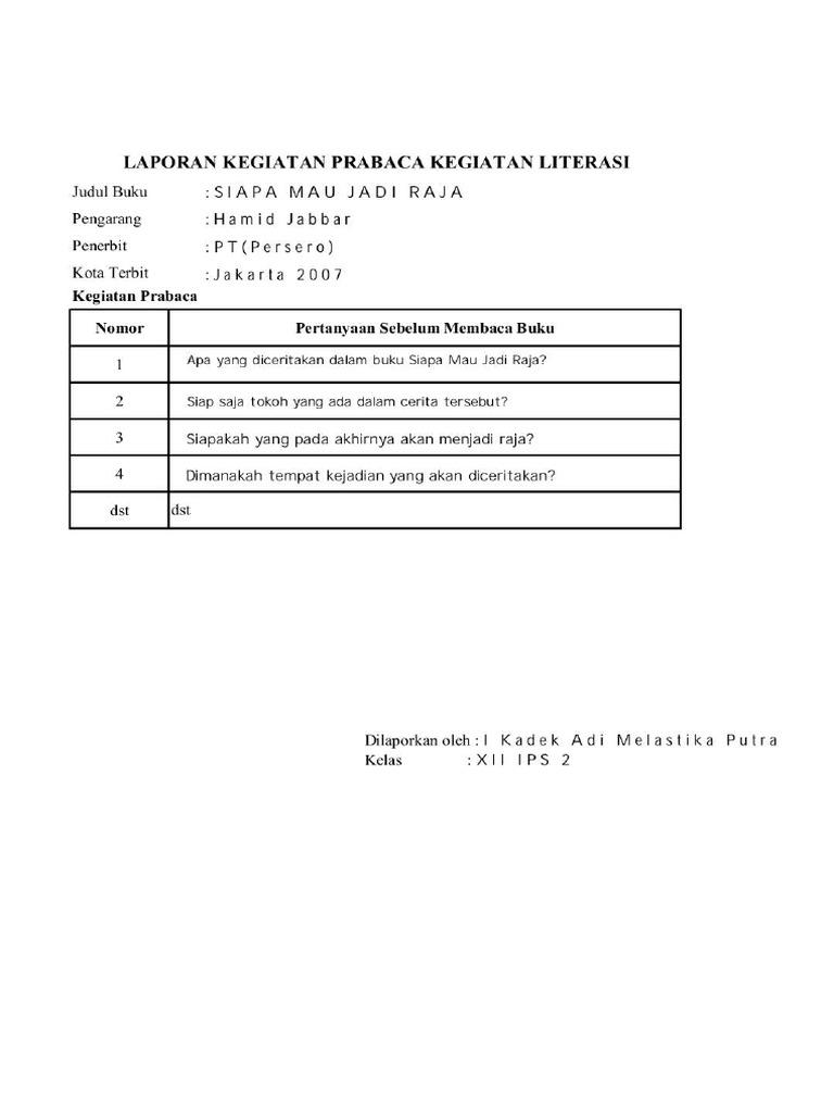 Prabaca Literasi | PDF