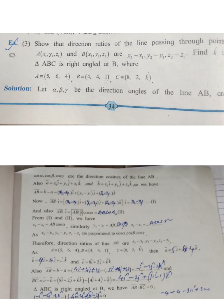 Maths Practical No 15 - Vector and Three Dimensional Geometry | PDF