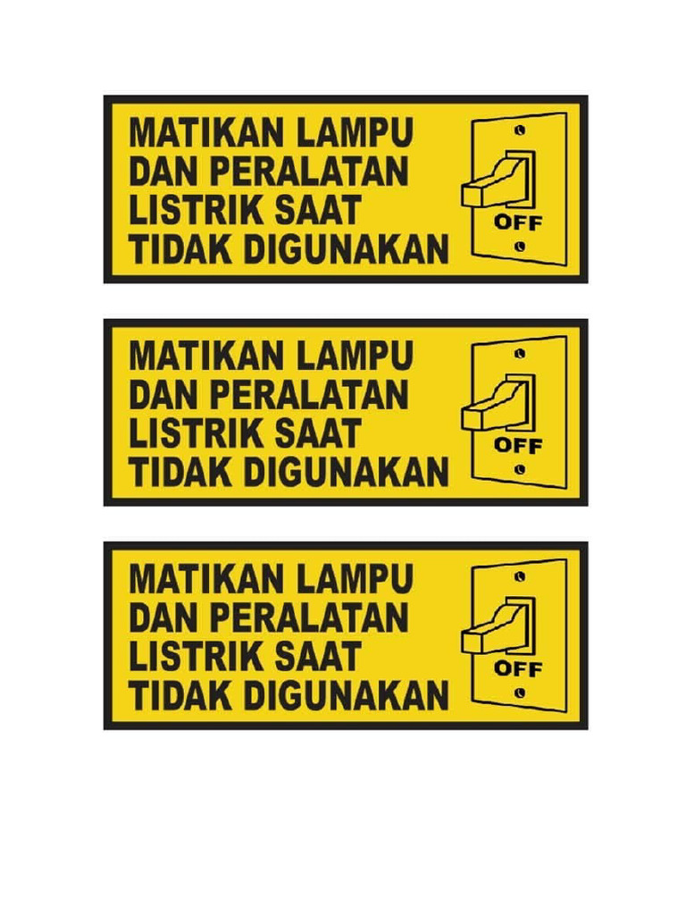 Matikan Listrik | PDF