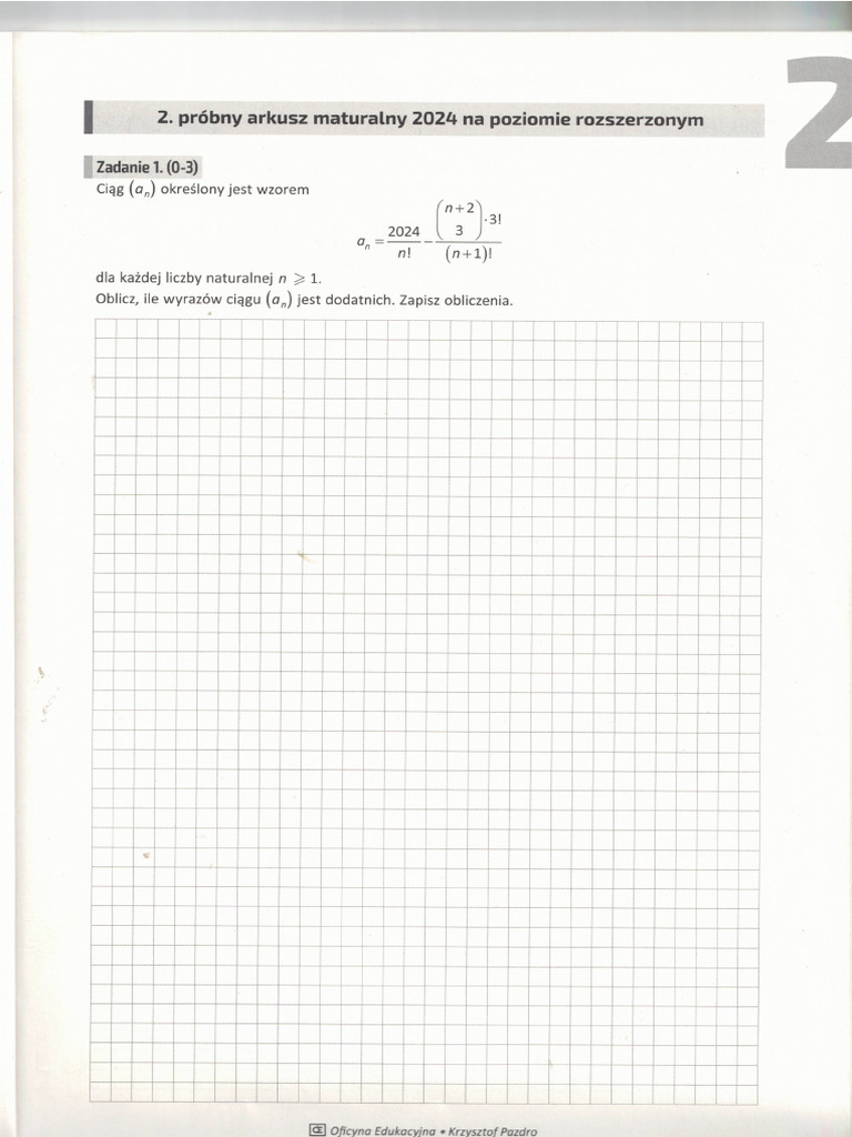 Pazdro ZR Arkusz 2 2024- Próbny | PDF
