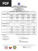 Second Periodical Test Schedule S. Y. 2024 2025 | PDF