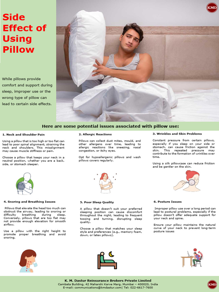 Side Effectsof Using Pillow | PDF | Pillow | Snoring