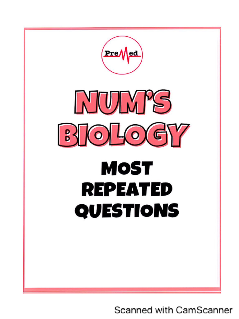 NUMS Biology | PDF