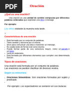 Oraciones Con Sujeto Predicado Verbo Sustantivo y Articulo | PDF ...